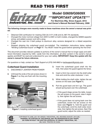 Grizzly g0609 store