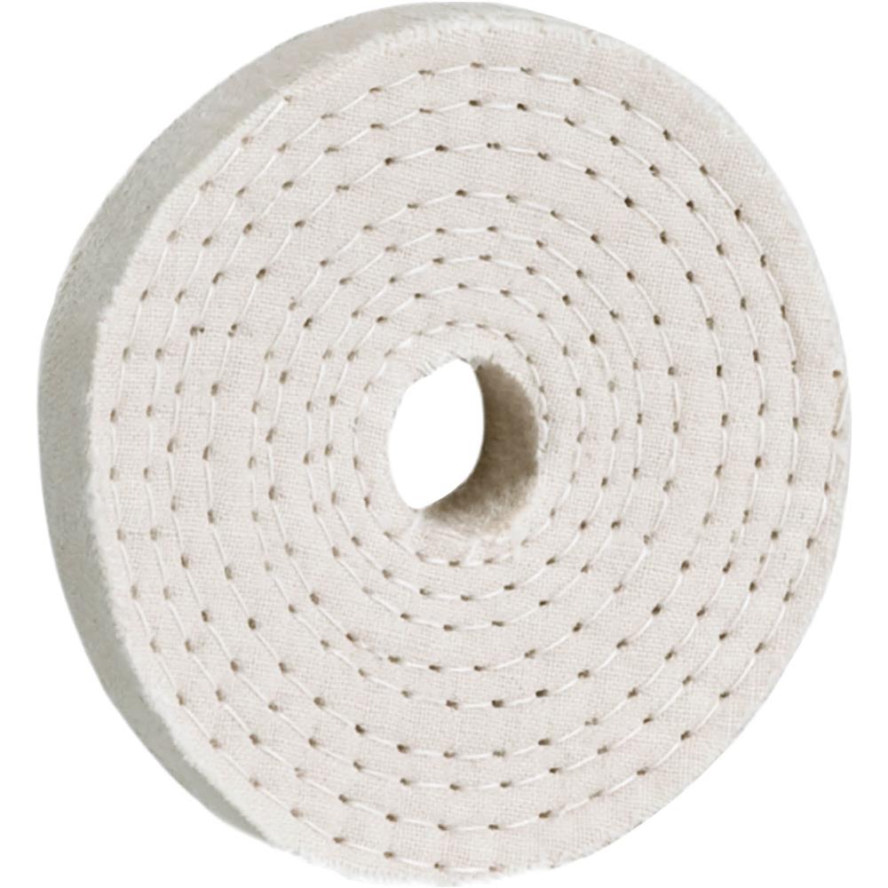 Woodstock D3175 - 3" x 40 Ply x 5/8" Spiral Sewn Buff Wheel, 5,000 RPM ...