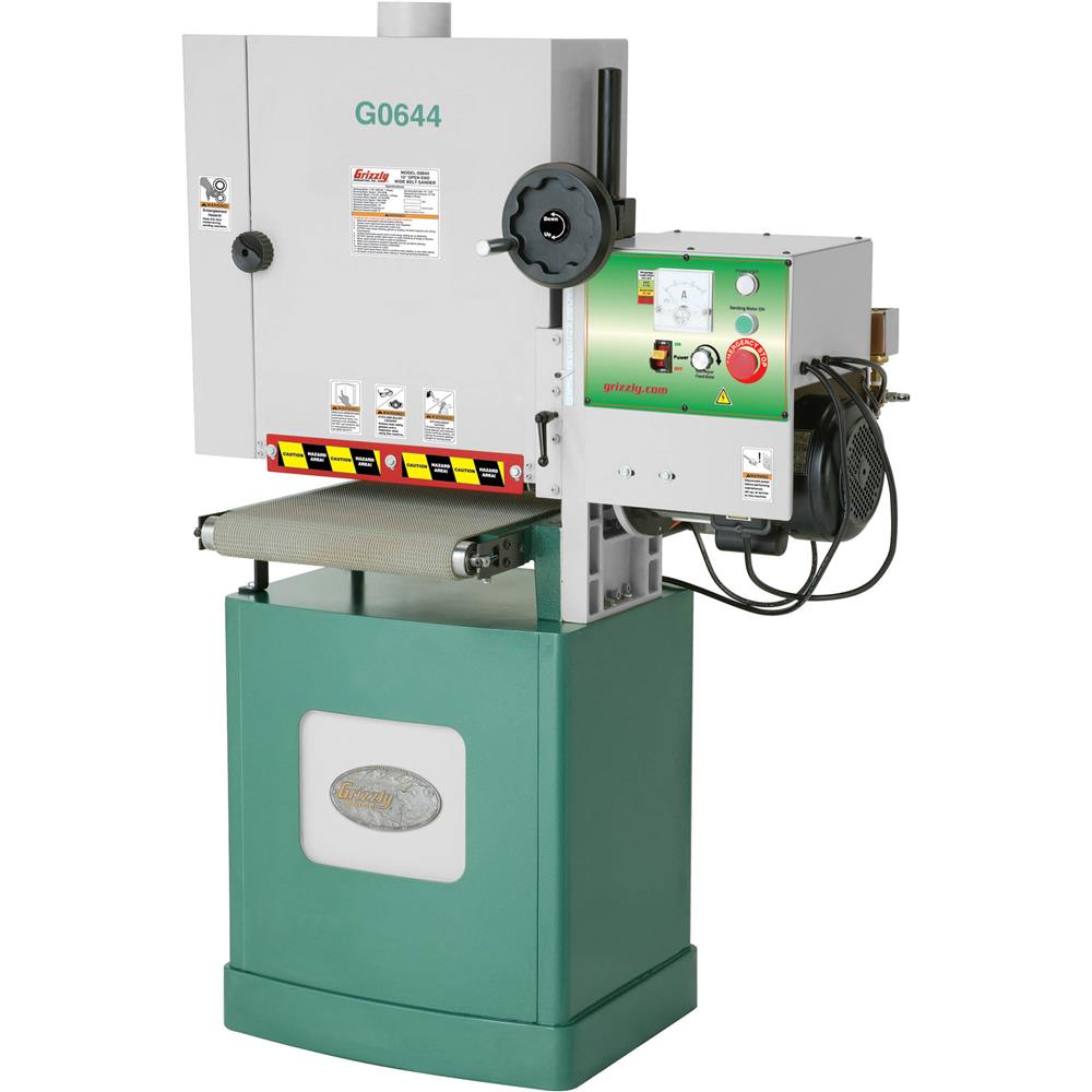 15 3 HP Open End Wide Belt Sander Grizzly Industrial