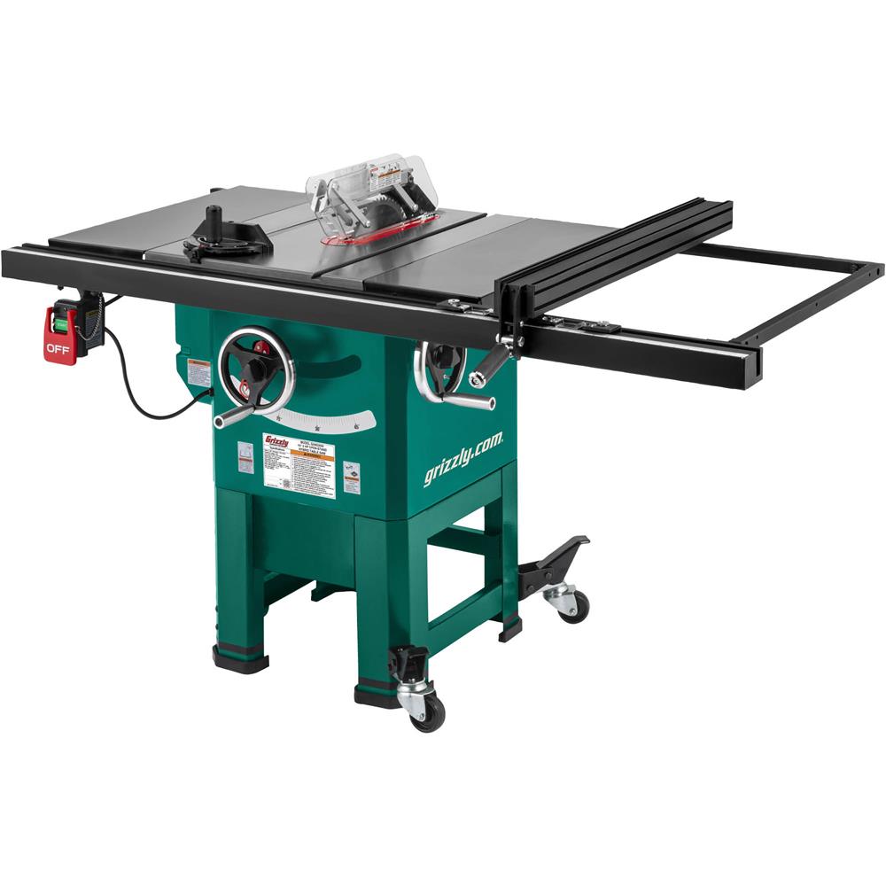 10" 2 HP Open-Stand Hybrid Table Saw - Grizzly Industrial