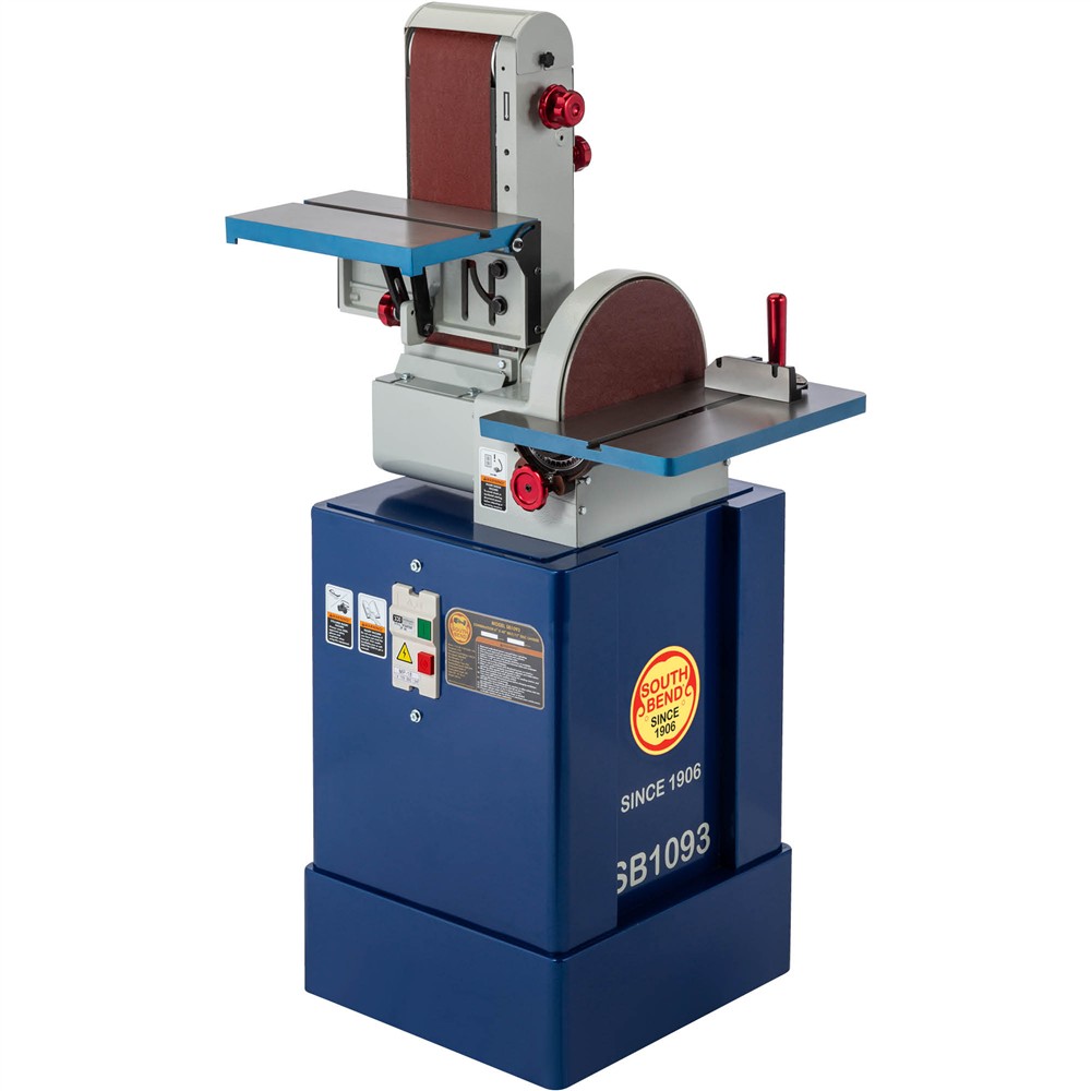 South Bend SB1093 - 6" x 48" Belt / 12" Disc Combination Sander ...