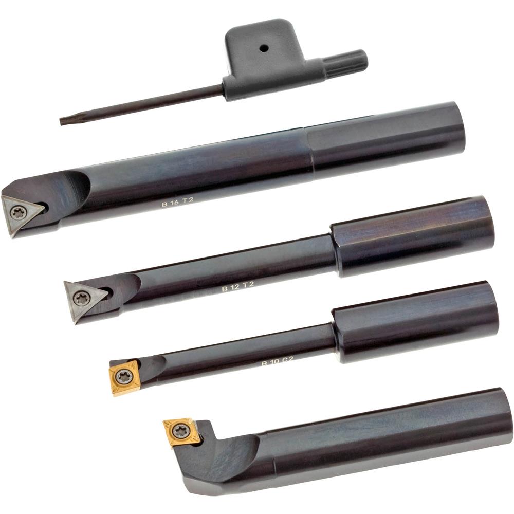 Axial and Radial Boring Bar Set with Inserts, 4 Pc. - Grizzly ...