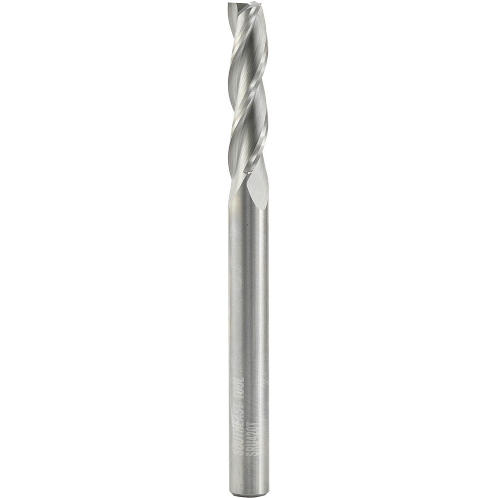 Solid Carbide CNC Spiral 3 Flute Upcut Bit, 1/4" Shank, 1/4" Dia ...