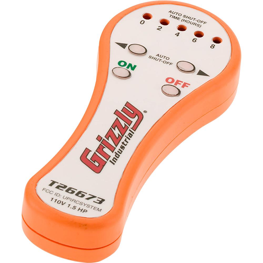 Replacement Remote Control For T26673, 120V - Grizzly Industrial, Inc.