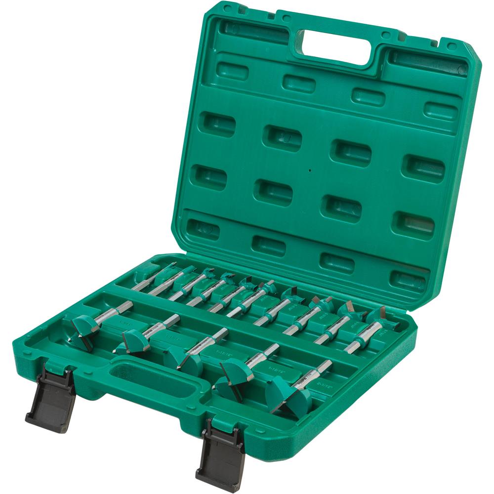 Grizzly PRO T33698 - 15 Pc. Tungsten Carbide Hex Shank Forstner Bit Set ...