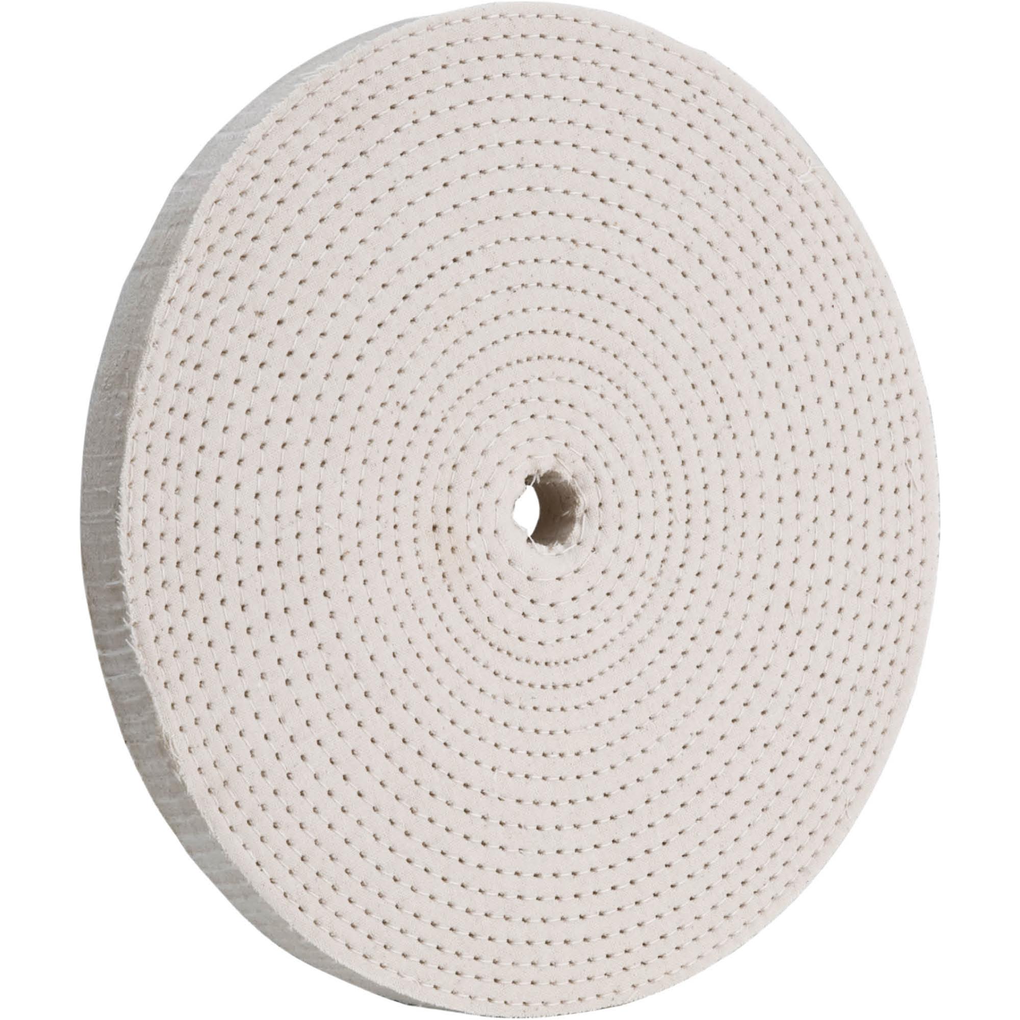 8" x 60 Ply x 5/8" Spiral Sewn Buff Wheel, 4,000 RPM - Grizzly ...