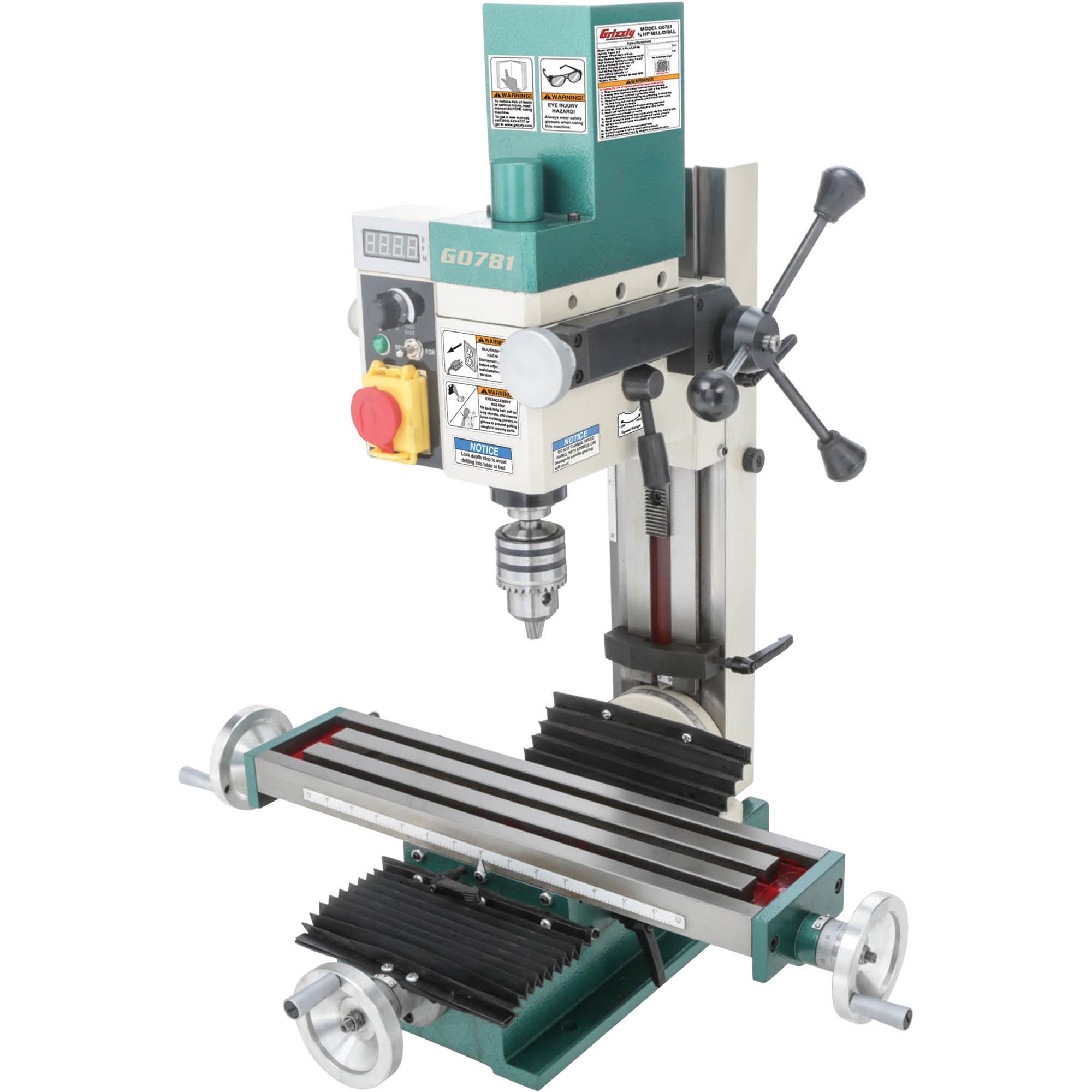 4" x 18" 3/4 HP Mill/Drill - Grizzly Industrial
