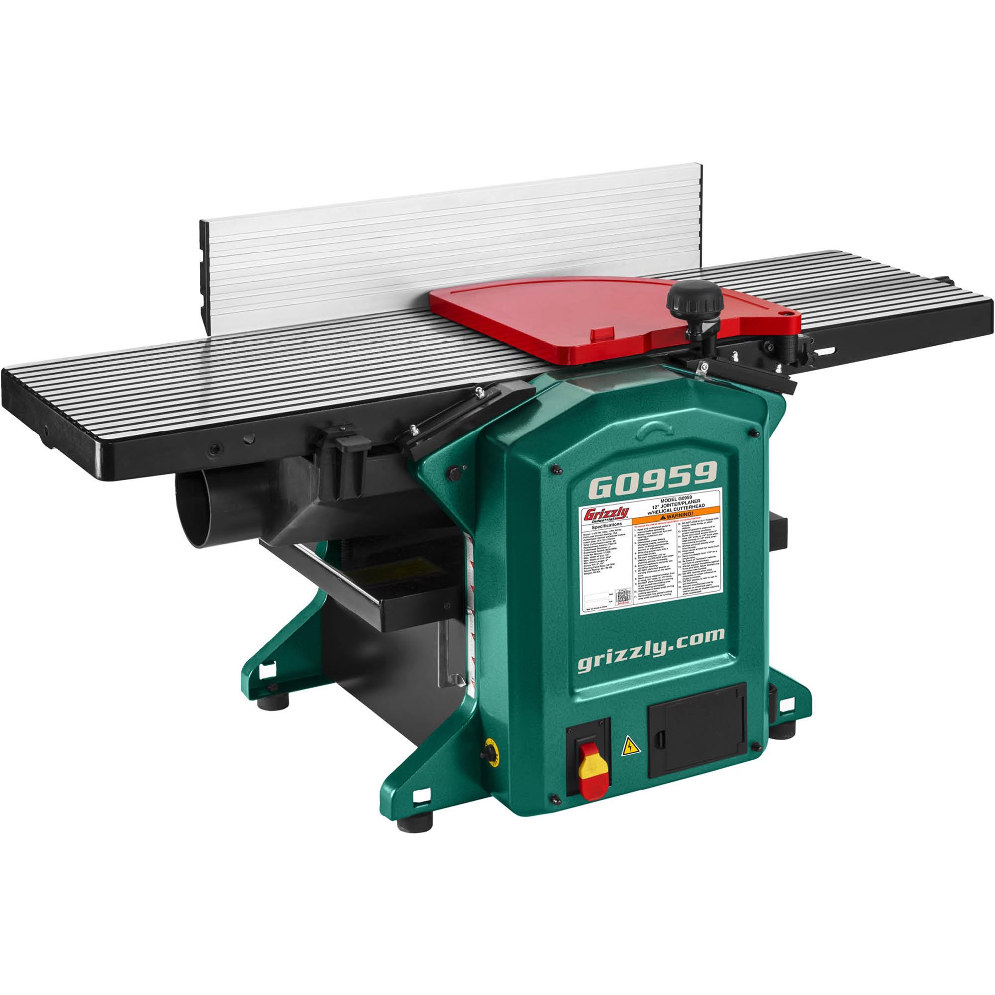 12" Combo Planer/Jointer with Helical Cutterhead - Grizzly Industrial, Inc.