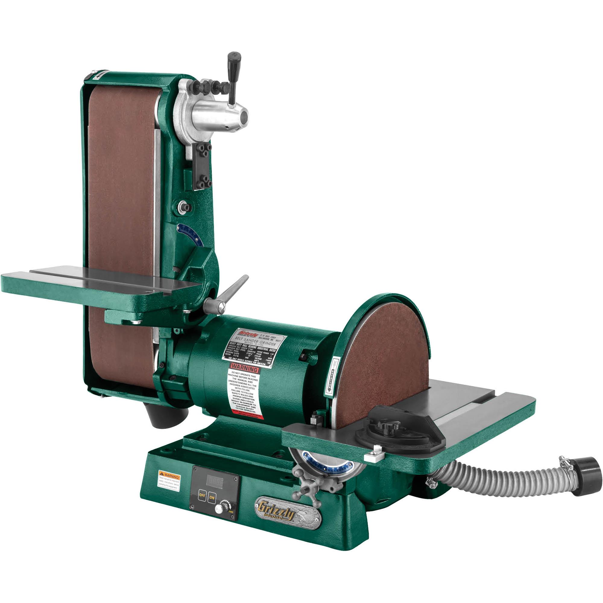 6" x 48" Belt/12" Disc Variable-Speed Combo Sander - Grizzly Industrial ...