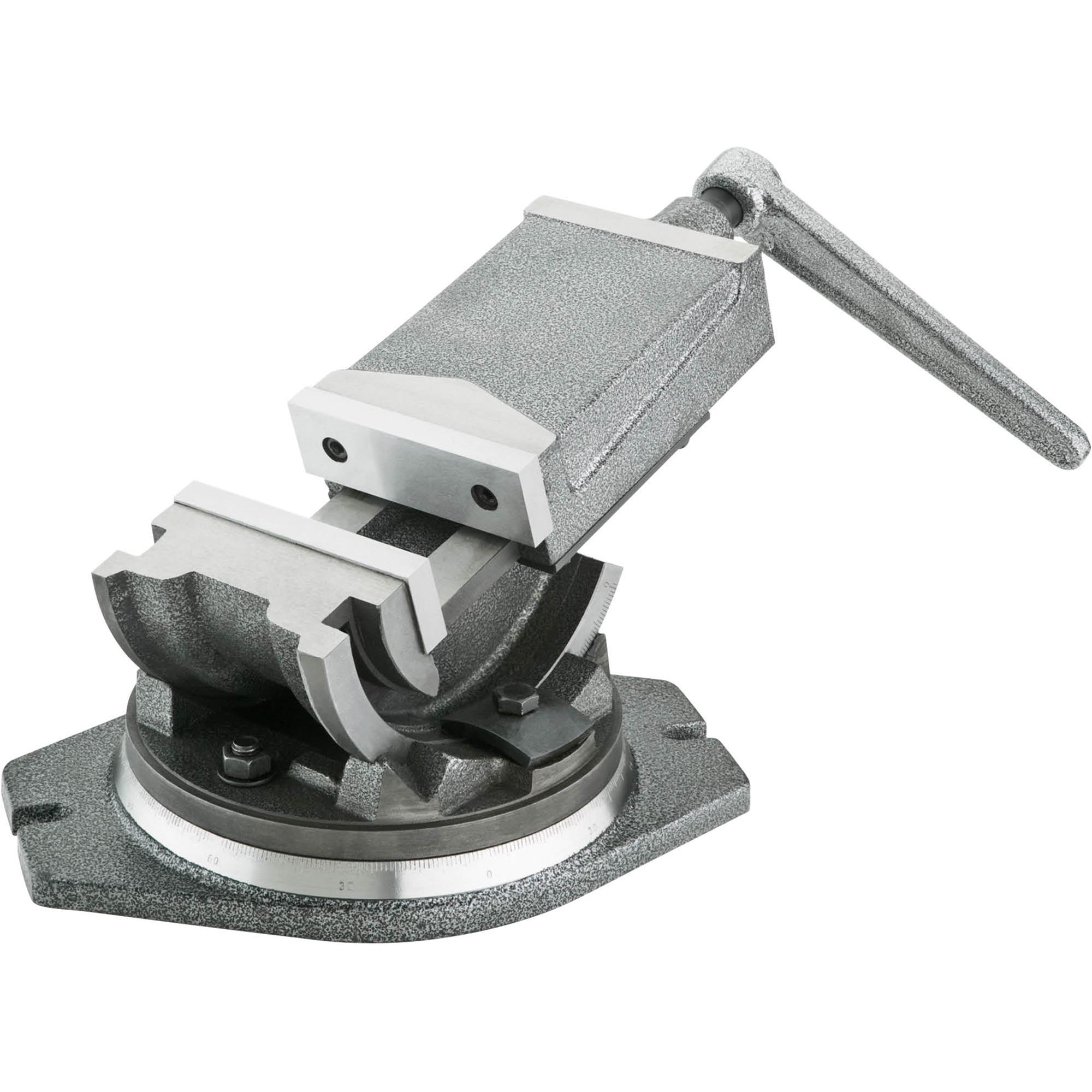 5" Tilting/Swiveling Milling Vise - Grizzly Industrial