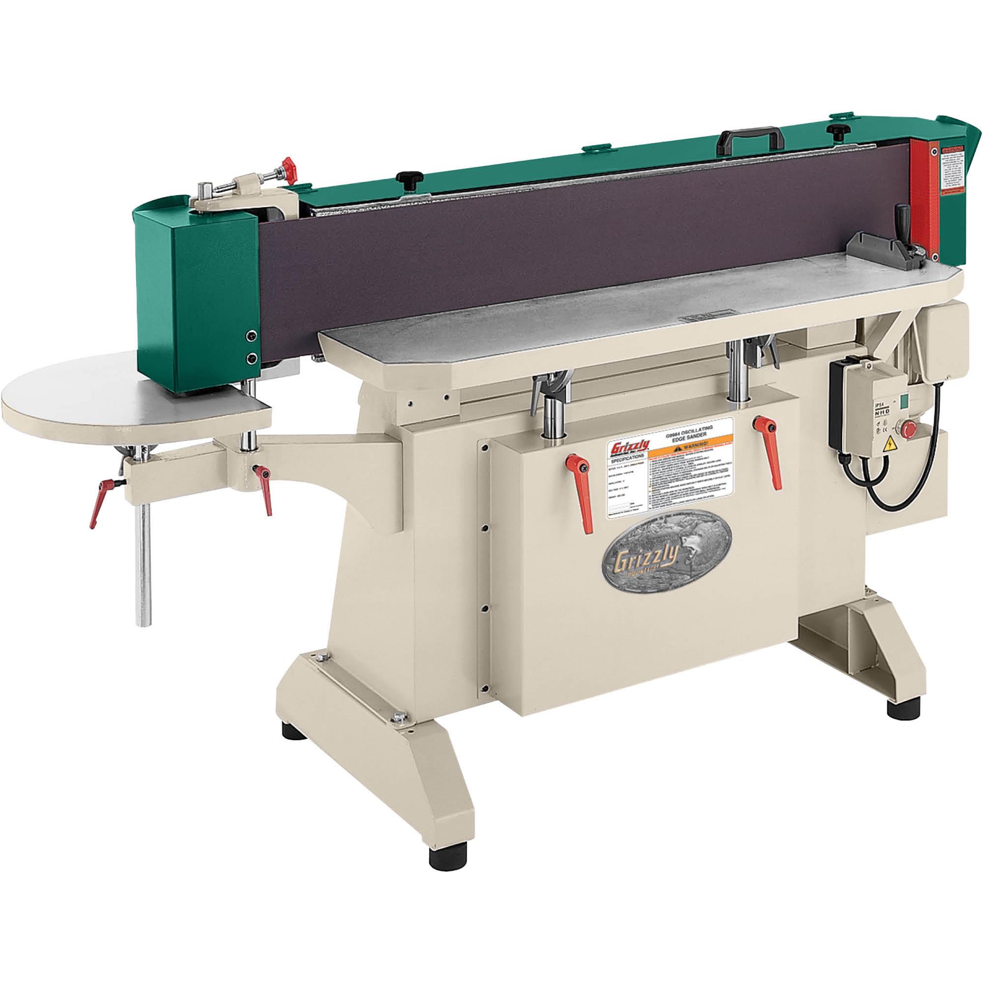 9" x 138-1/2" Industrial Oscillating Edge Sander - Grizzly Industrial