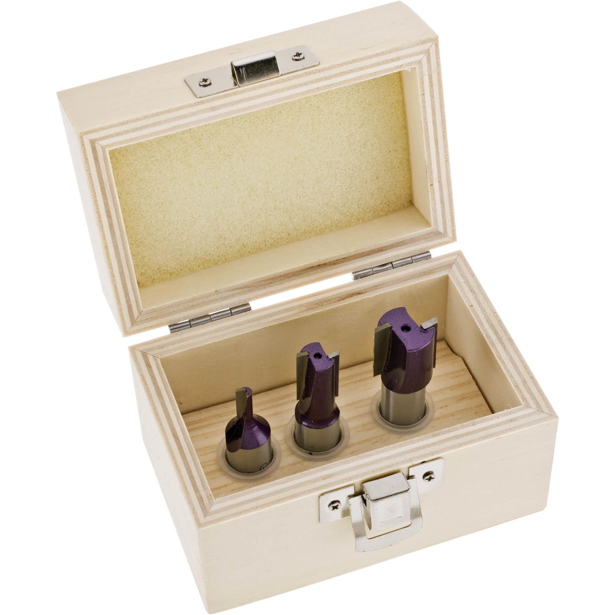 Straight Plywood Router Bits, 1/2" Shank, 3-Pc. Set - Grizzly ...