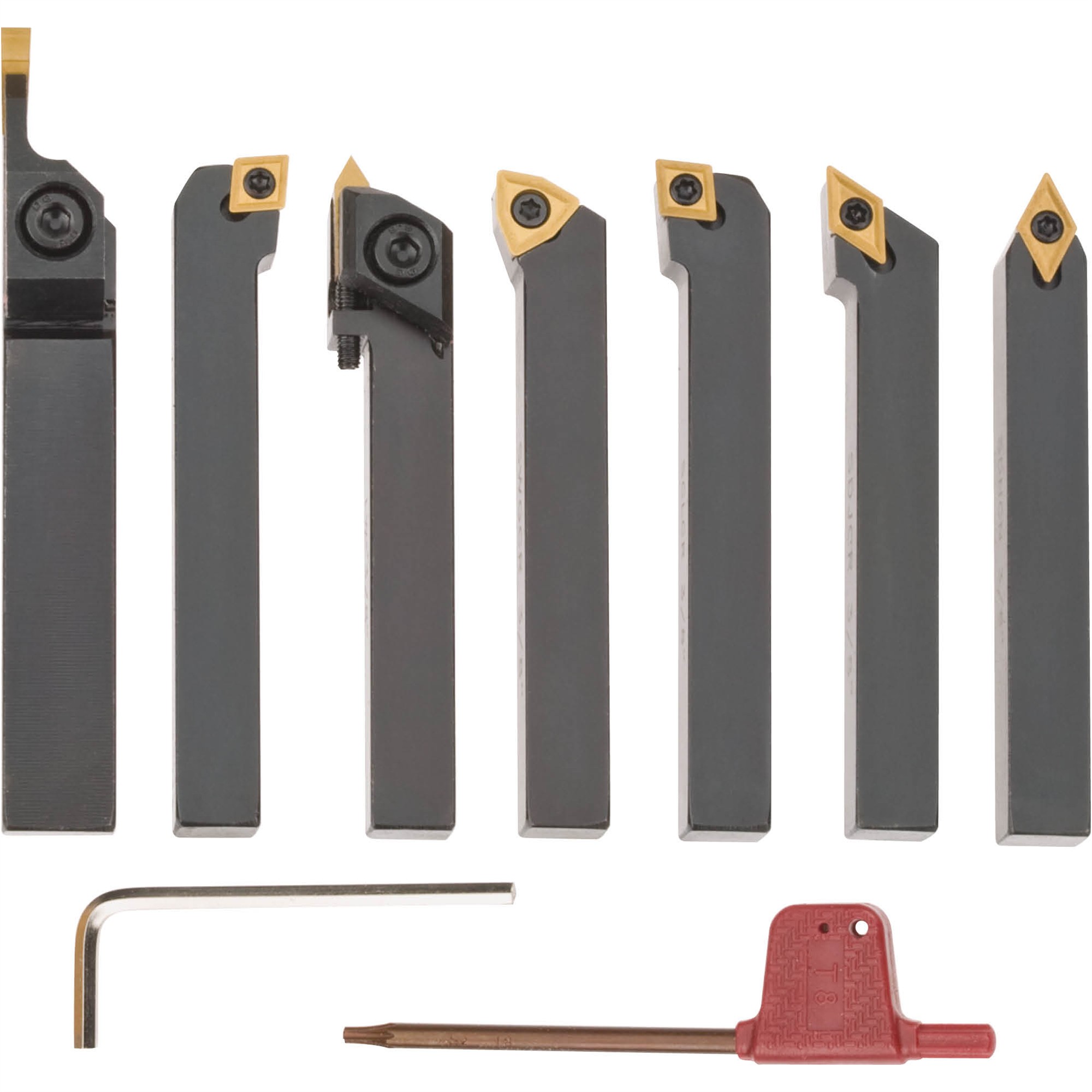 7 Piece Indexable Carbide Set 3/8" - Grizzly Industrial, Inc.