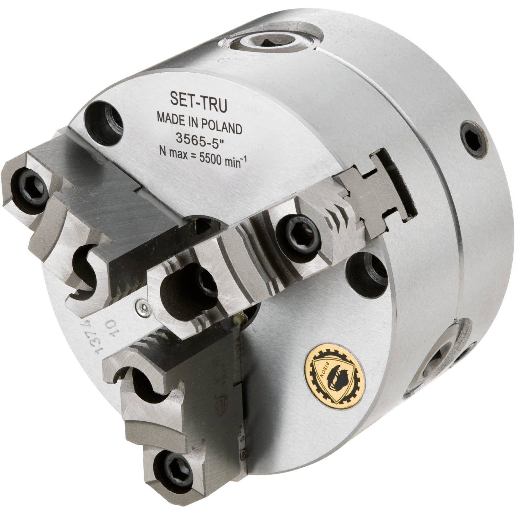 5" 3 Jaw Set-Tru Chuck - Grizzly Industrial