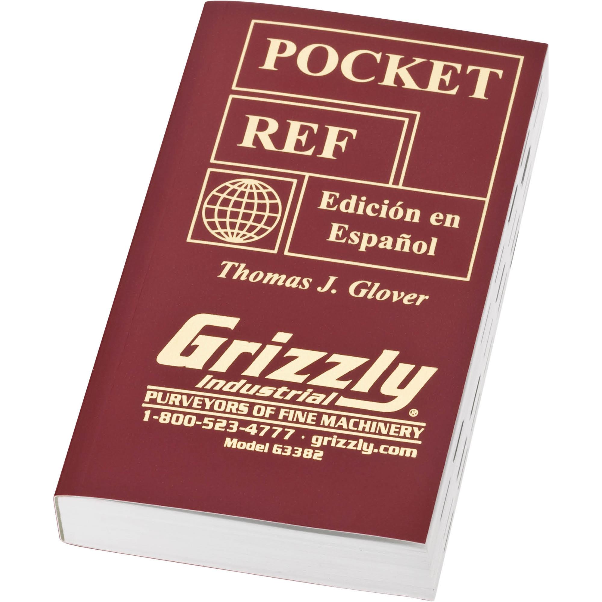 Pocket Reference, Spanish Edition - Book - Grizzly Industrial, Inc.