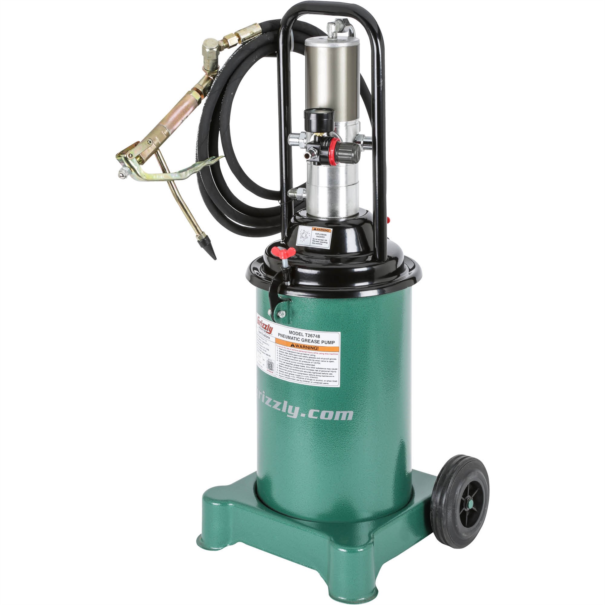Air-Operated Grease Pump - Grizzly Industrial