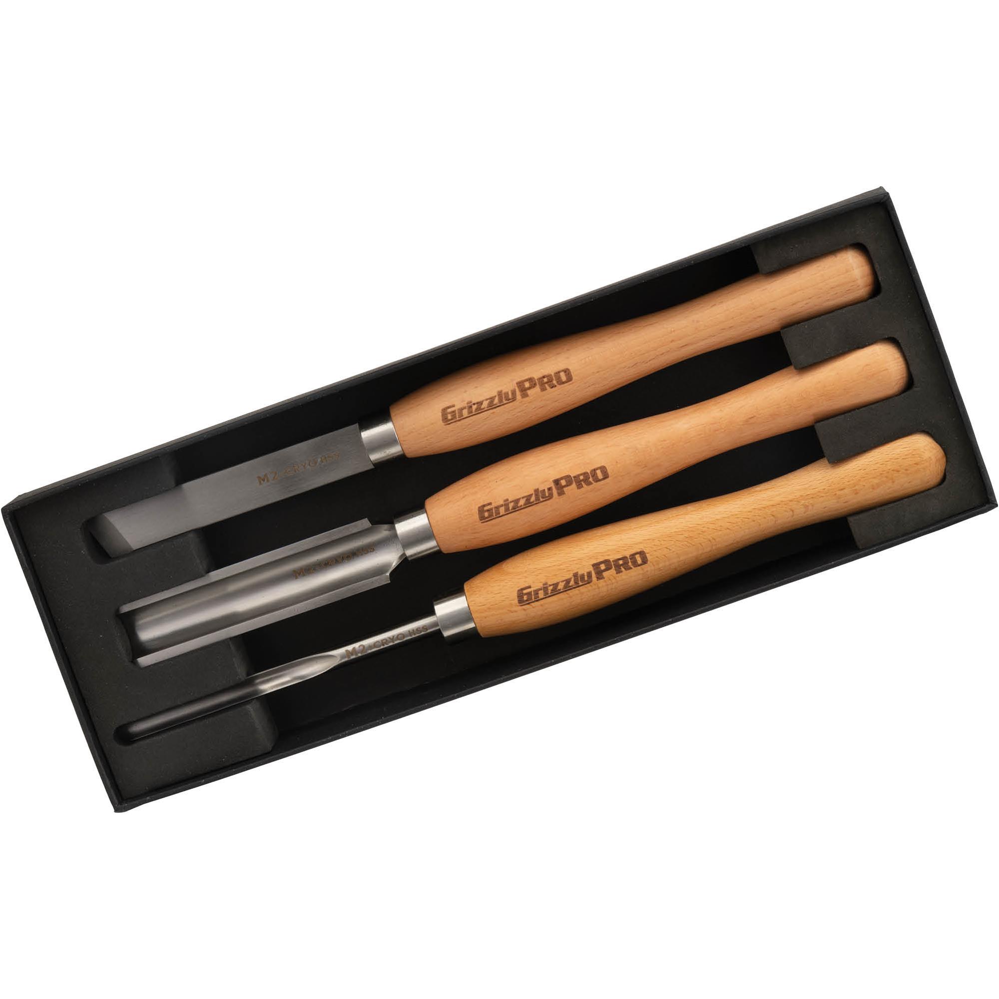 3-Pc. M2 Cryo Lathe Tool Set - Grizzly Industrial, Inc.