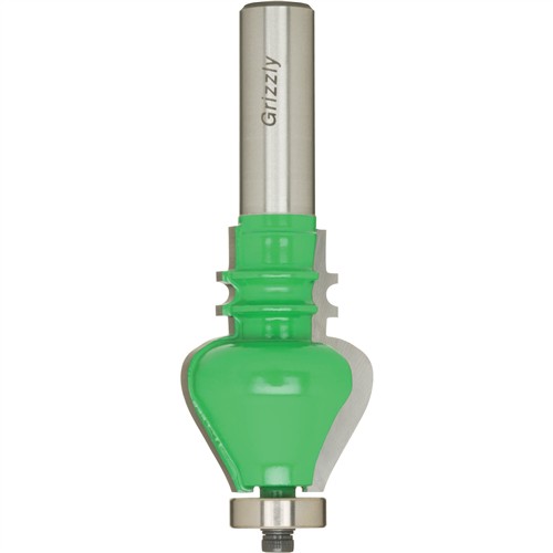 Grizzly C1581 - Handrail Bit (Finger Grip of Set #2), 1/2" Shank ...